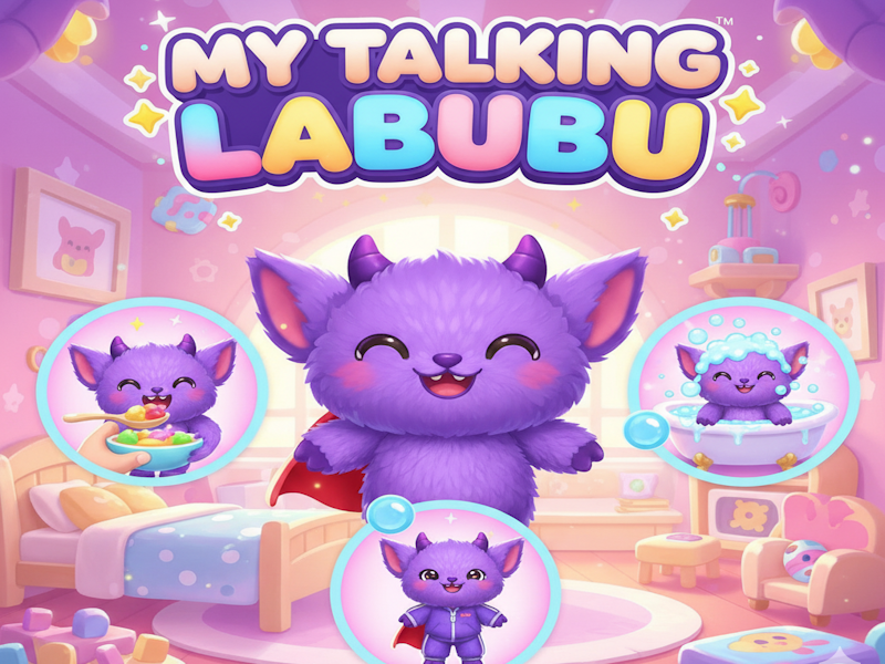 My Talking Labubu 🕹️ Graj online na SGameS