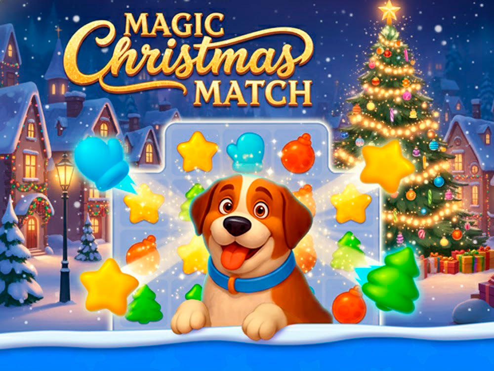 Magic Christmas Tree Match-3 🕹️ Graj online na SGameS