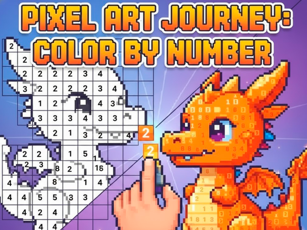Narysuj obrazek według liczb Pixel Art 🕹️ Graj online na SGameS