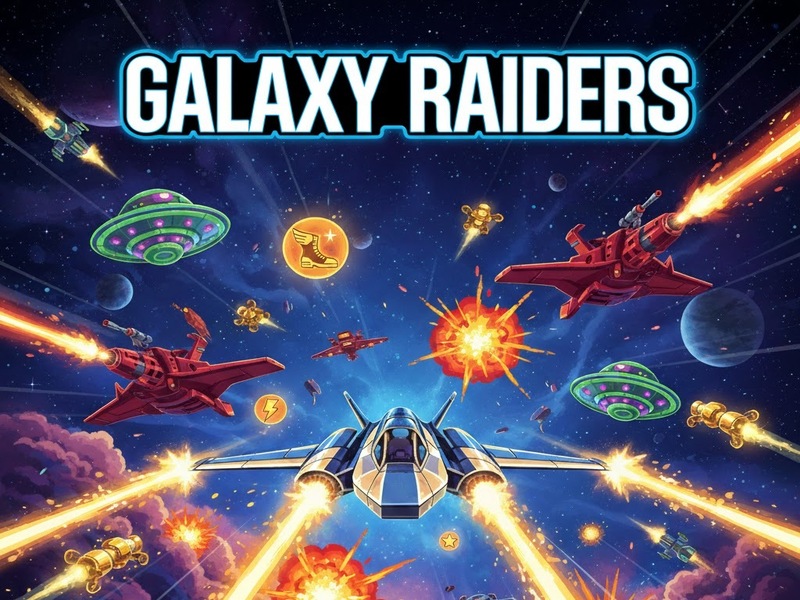 Galaxy Raiders 🕹️ Graj online na SGameS