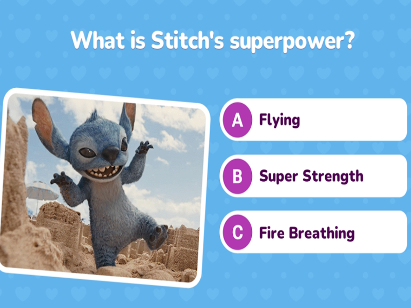 Lilo i Steich Victorina 🕹️ Graj online na SGameS