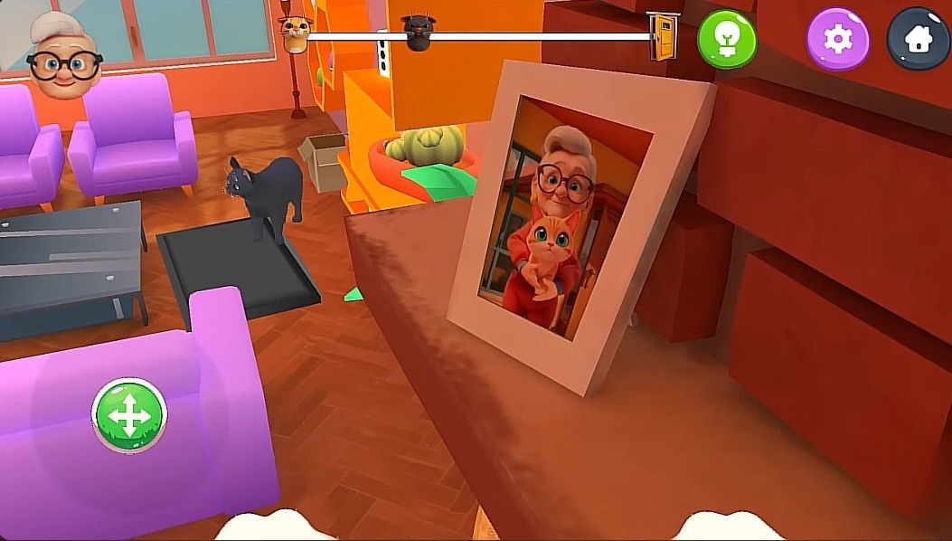 Cat and Granny 🕹️ Graj online na SGameS