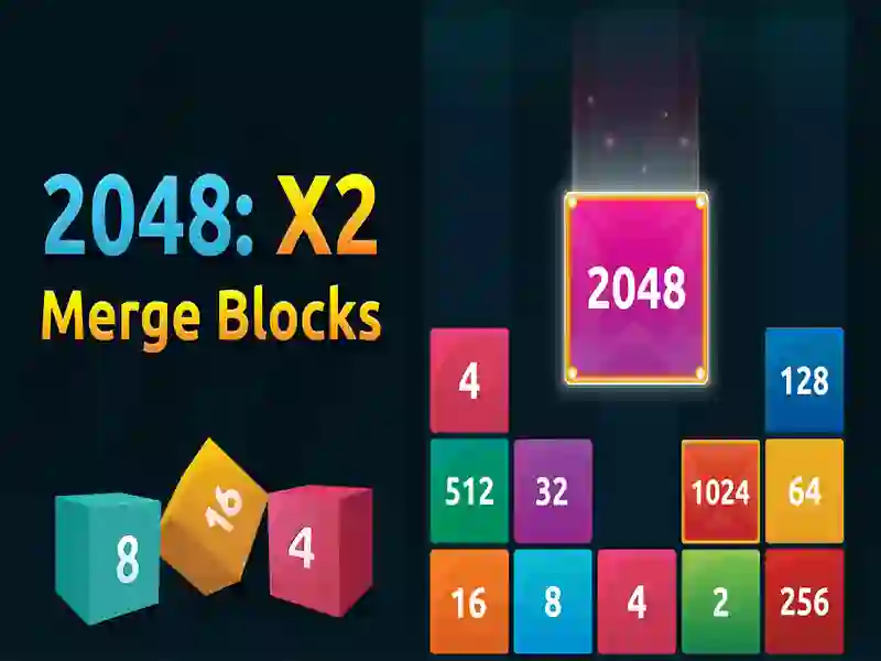 2048 X2 Merge Blocks 🕹️ Graj online na SGameS