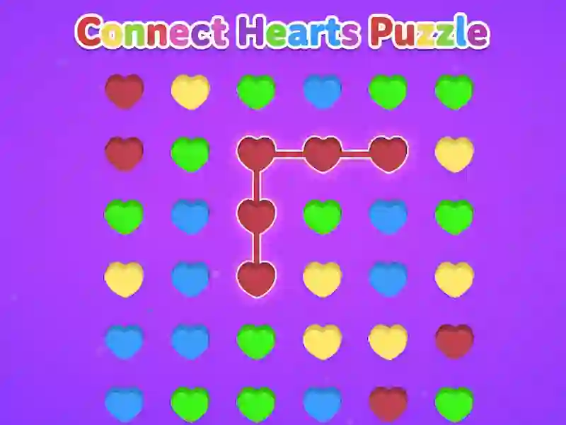 Connect Hearts Puzzle 🕹️ Graj online na SGameS