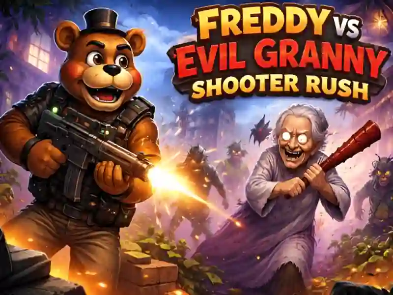Freddy kontra Zła Babcia: Strzelanka 🕹️ Graj online na SGameS